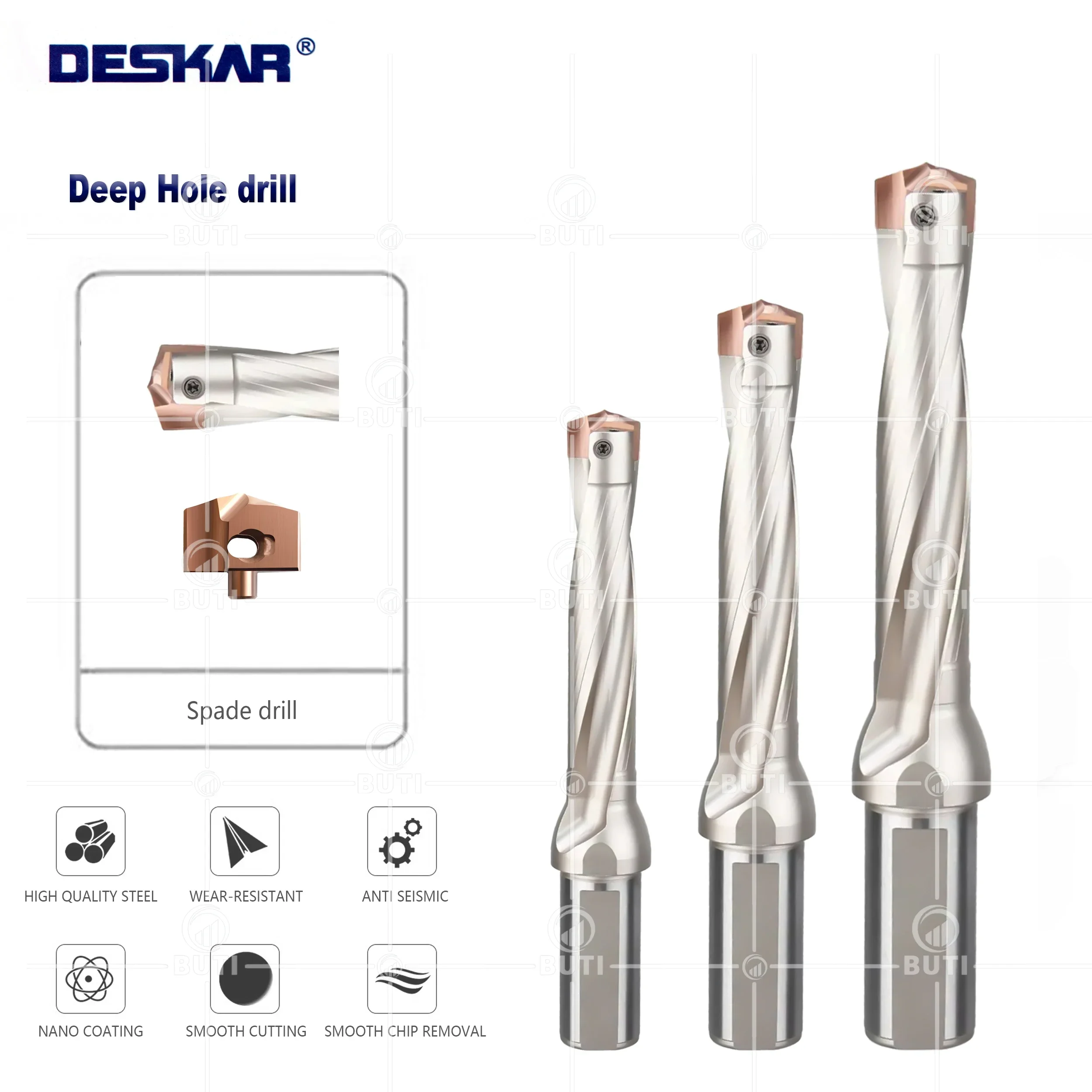 Deskar-taladros de pala 100% originales HCD10.0 20,0, cortador de ...