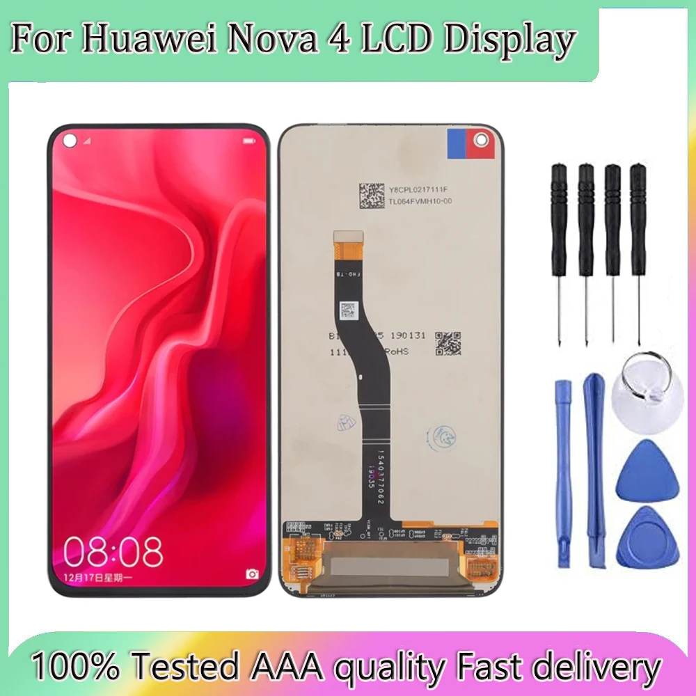 For-Huawei-Nova4-LCD-Display-Nova4-Touch-Screen-Models-VCE-AL00-TL00-L22-Panel-Digitizer ...
