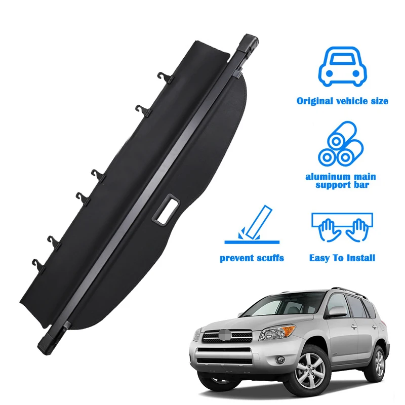 For-2006-2013-Toyota-RAV4-Cargo-Cover-Trunk-Retractable-Parcel-Rack ...