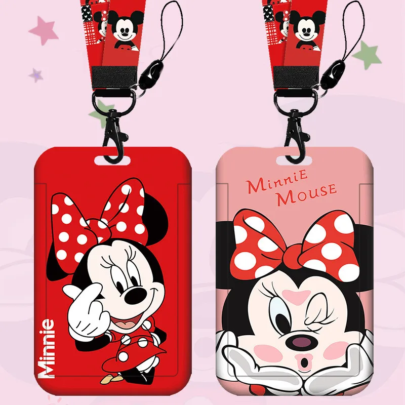 Disney-Anime-Mickey-Mouse-Card-Holder-Kawaii-Minnie-Mouse-Stitch ...