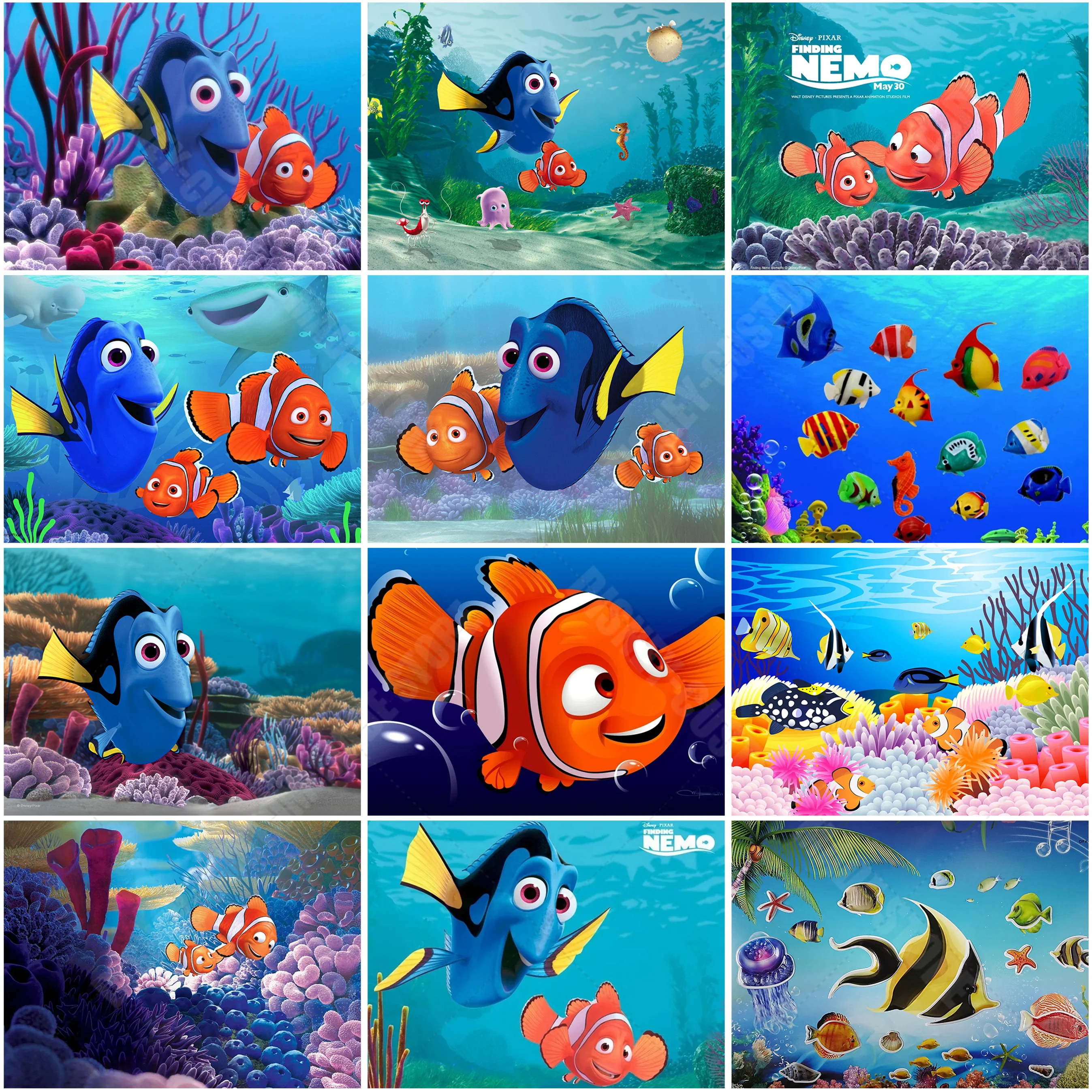 Nemo Fish Drawing For Kids