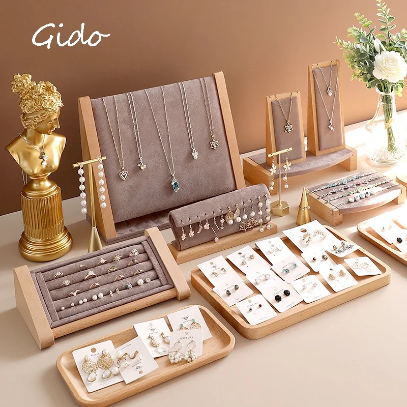 Velvet-Display-Jewelry-Store-Window-Display-Holder-Joyero-Portrait-Neck ...