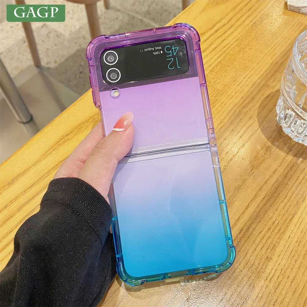 Luxury-Gradient-Acrylic-Phone-Case-for-Samsung-Galaxy-Z-Flip-4-5-ZFlip ...