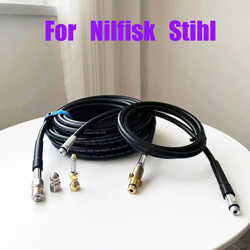 High-Pressure-Washer-Hose-Sewer-Drain-Water-Cleaning-Hose-Pipe-for ...