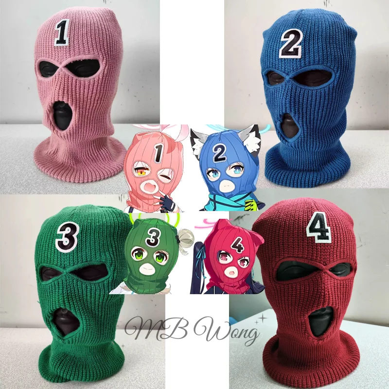 Game-Blue-archive-Toki-Sunaookami-Shiroko-Cosplay-Mask-Knitted-Headgear ...