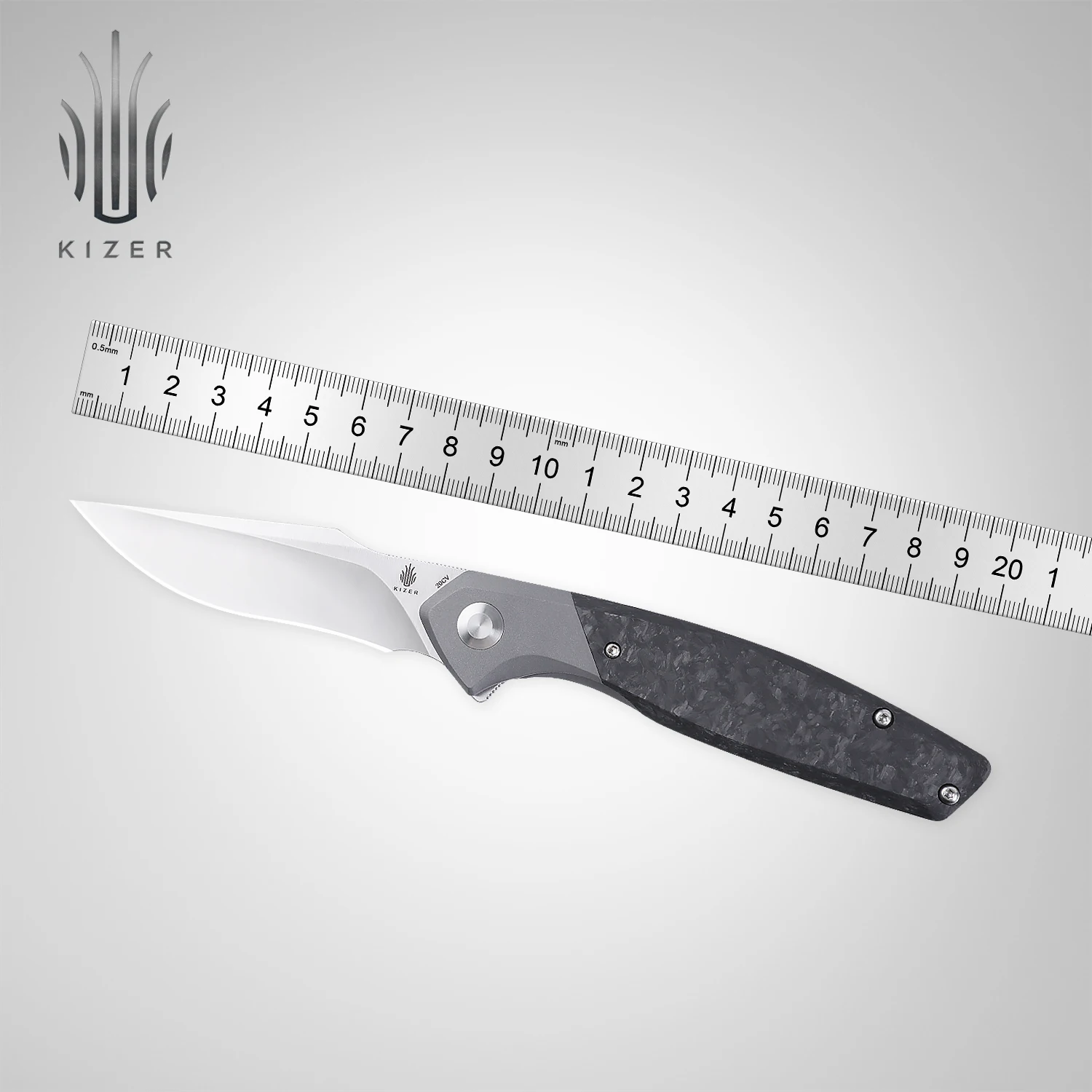 Kizer cuchillo táctico Ki4572A1 Grazioso, cuchillo plegable con mango ...