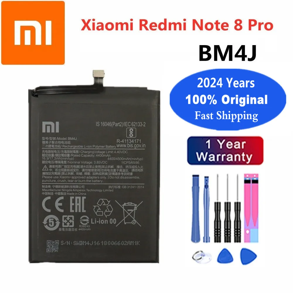 Bateria-BM4J-para-Xiaomi-Redmi-Note-8-Pro-4500mAh-bateria-do-telefone ...