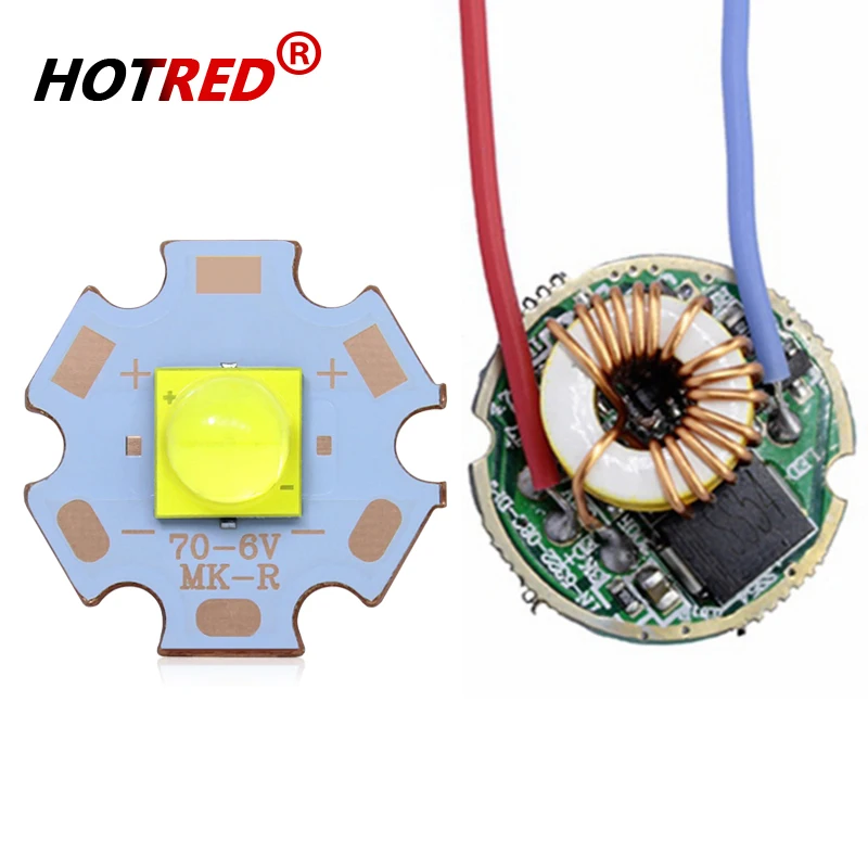 3W-10W-20W-LED-XPE-XRE-T6-XML2-XHP50-20mm-Cold-White-Beads-Torch ...