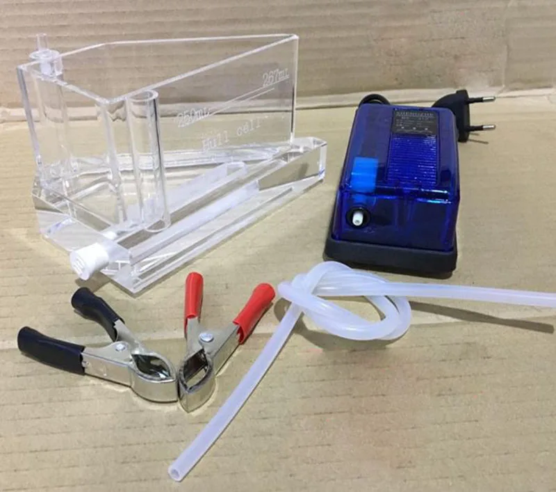 267ML Electroplating Experiment Hull Cell Plexiglass Harrington Groove ...