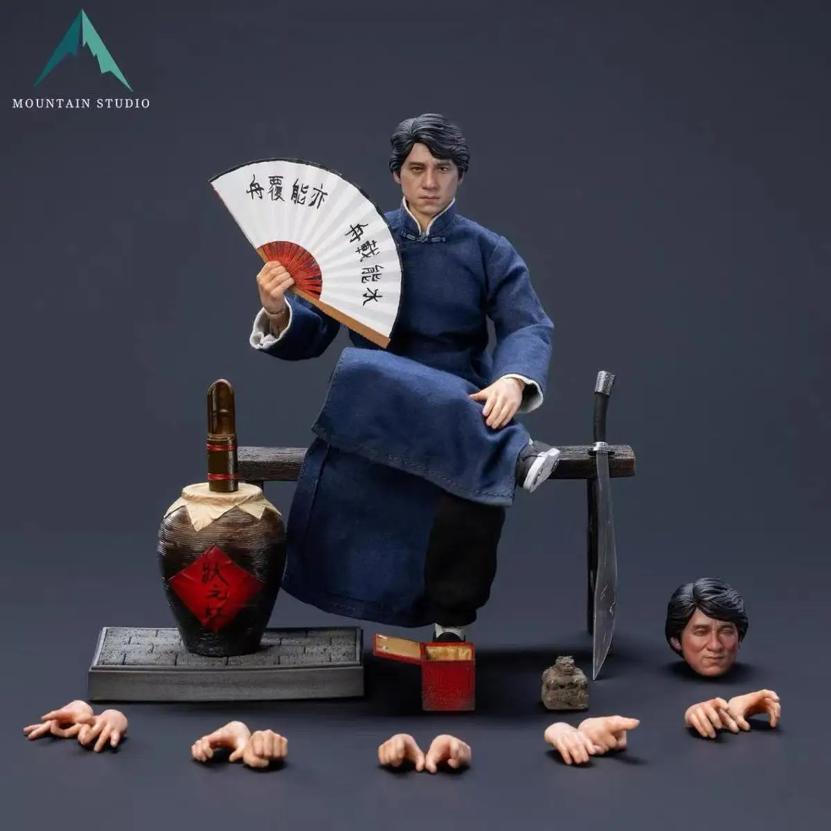 Mountain Studio Drunken Master 1/12 Jackie Chan Movable Figure 6-inch ...