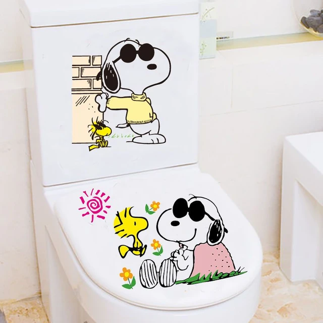 Cartoon Broken Toilet Seat