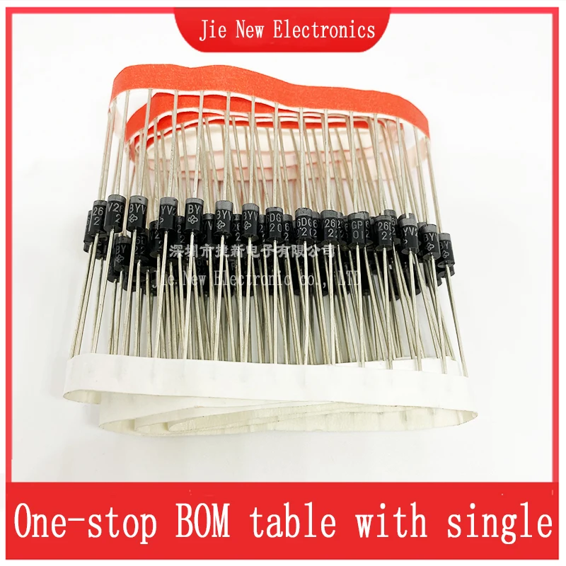 20-100PCS-1N4001-1N4007-10A10-1N5408-1N5819-1N5822-FR107-FR307-UF4007 ...