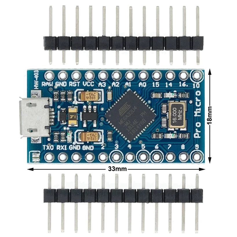 Pro Micro/type-c Usb 5v 16mhz Board Module For Arduino/leonardo ...