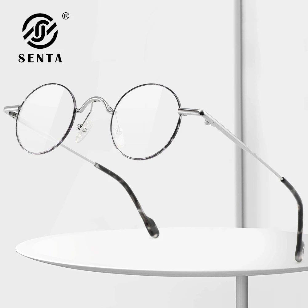 Round-Eyeglasses-Frames-Men-Women-Prescription-Optical-Eyewear-Of-Small ...