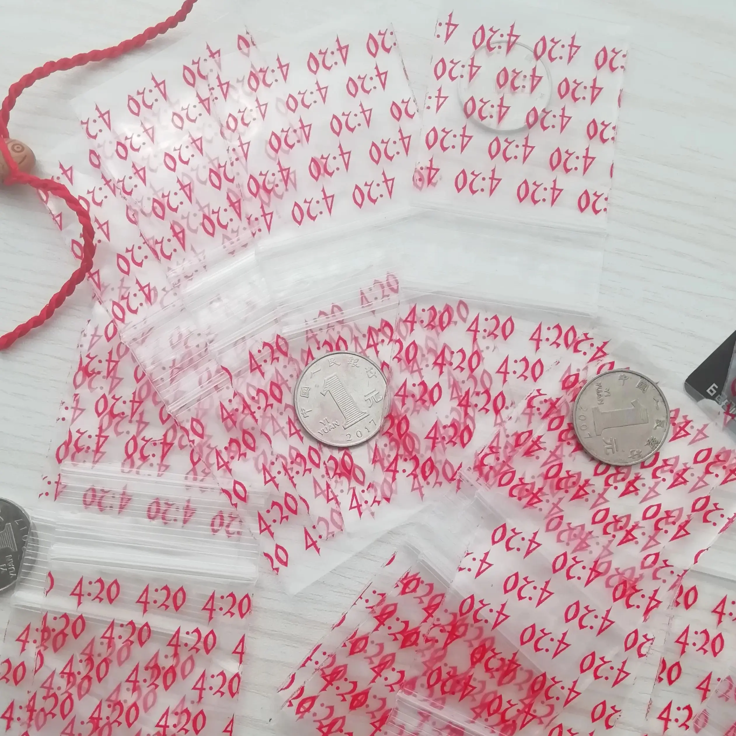 50-100pcs-Zip-Lock-Bags-Snacks-Storage-Jewelry-Zipper-Baggies-Print-4 ...