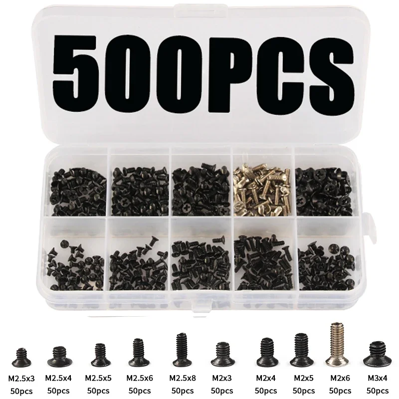 500Pcs-M2-M2-5-M3-Screw-Laptop-Notebook-Computer-Screw-Assortment-Kit ...