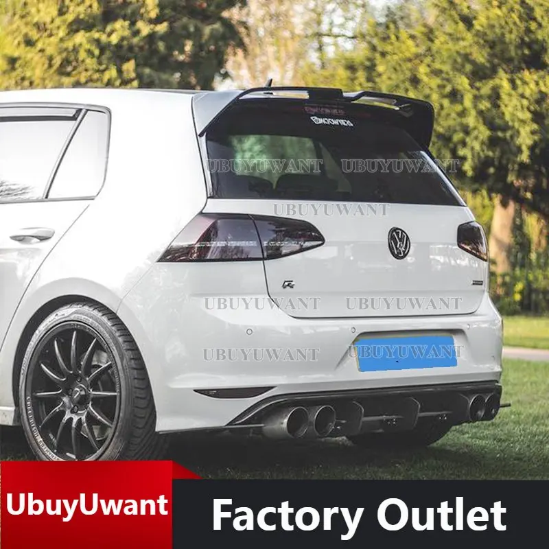 Oettinger Style Roof Spoiler For Volkswagen Golf Mk7 7.5 Gti R R Line ...