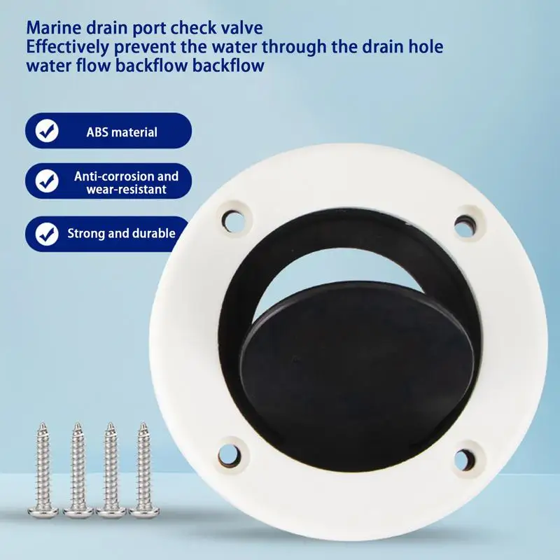 Boat Scupper Drain Valve Efficient Drain Check Valve For Boat Thickened ...