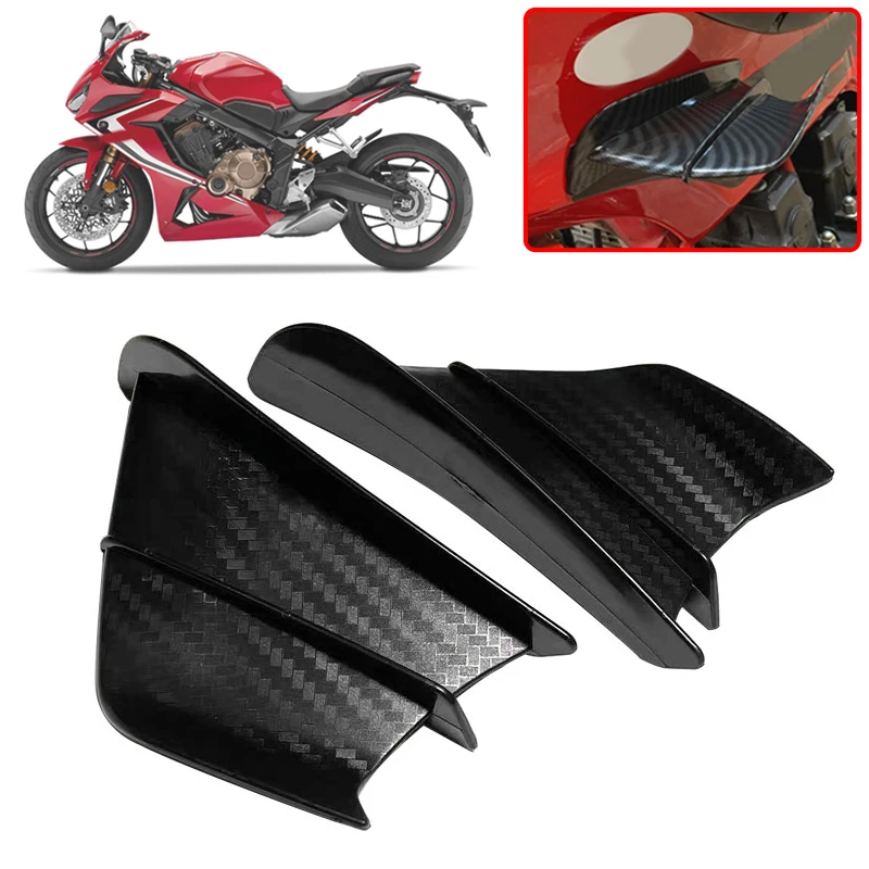 Universal-Motorcycle-Winglet-Aerodynamic-Wing-Spoiler-For-HONDA-CBR650R ...