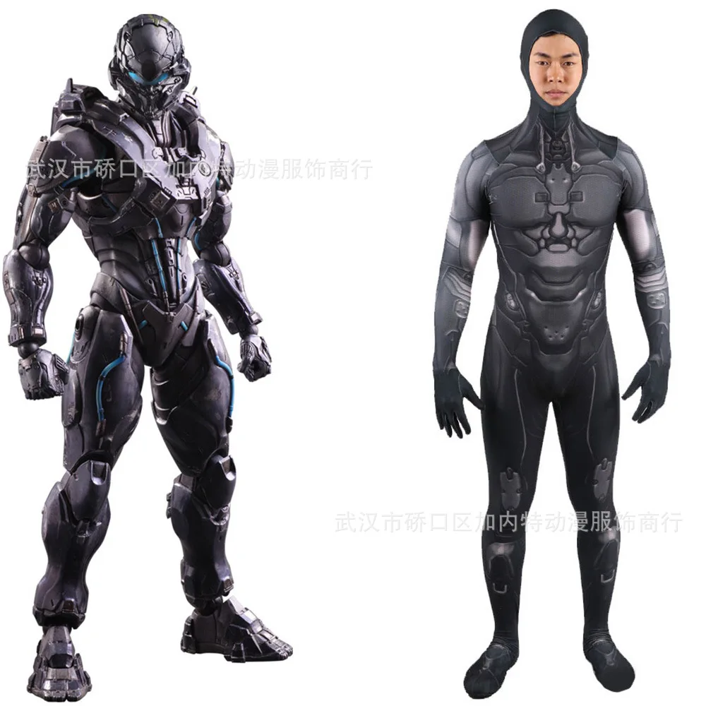 Master-Chief-Game-Cosplay-Traje-para-Homens-Bodysuit-Zentai-Custom-Made ...