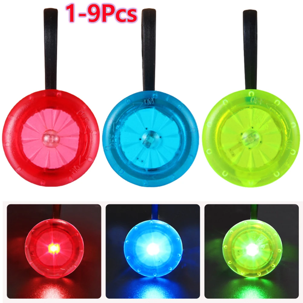 1-9Pcs-Mini-LED-Bicycle-Flash-Light-Lamp-Sports-Backpack-Zipper-Light ...