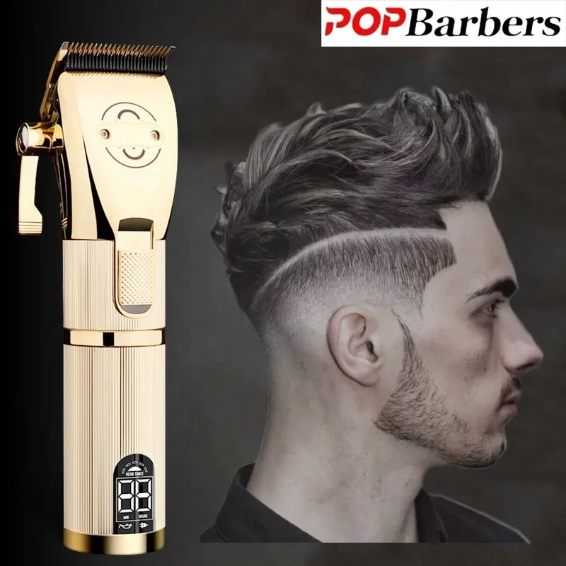 PopBarbers-P800-Hair-Trimmer-for-Men-Professional-Hair-Clipper-Barber ...