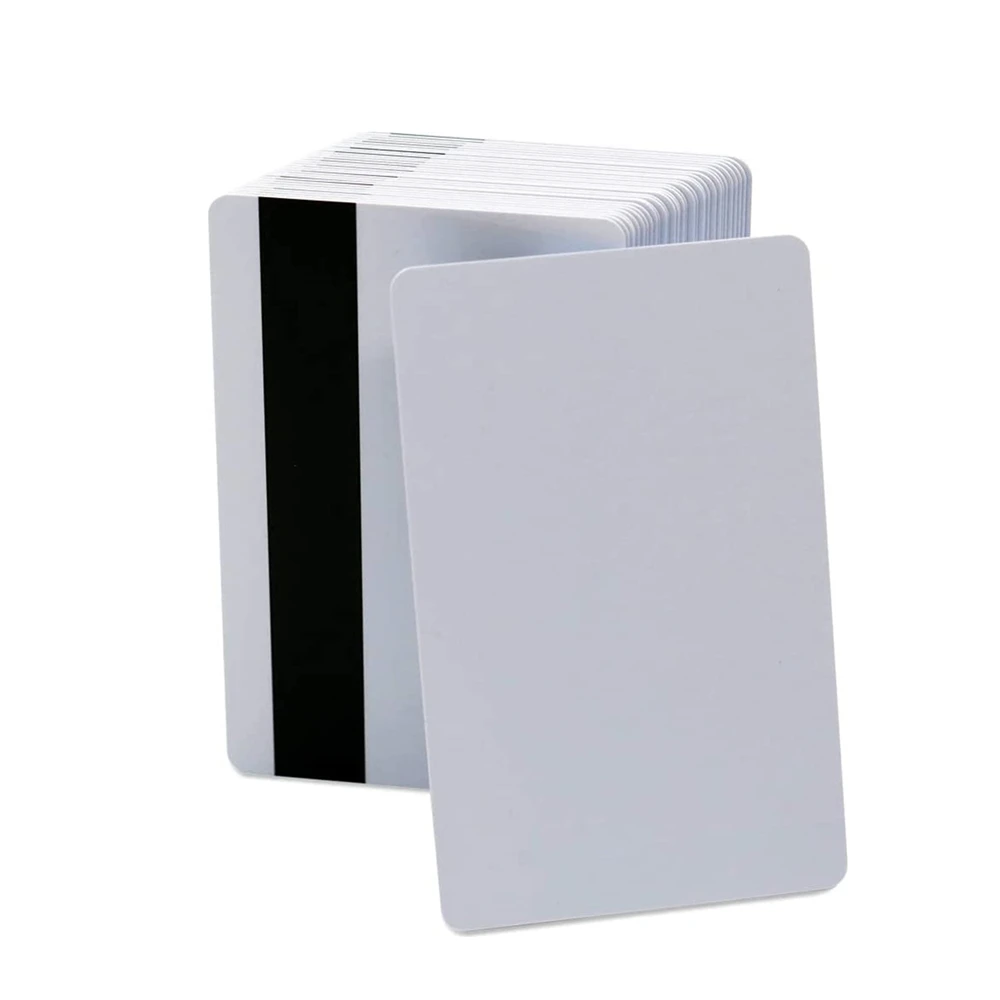 10PCS High Resistance Blank PVC Magnetic Stripe Card 2750 OE Hi Co 3 ...