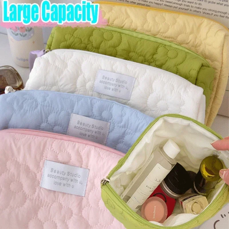 Korean-Cosmetic-Storage-Zipper-Bag-Flower-Pattern-Cosmetic-Bag-Soft ...