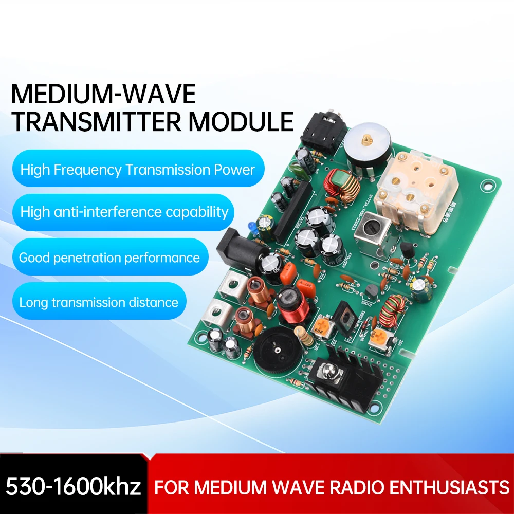 530-1600khz-Amplitude-Modulation-Transmitter-Am-Radio-Experimental ...