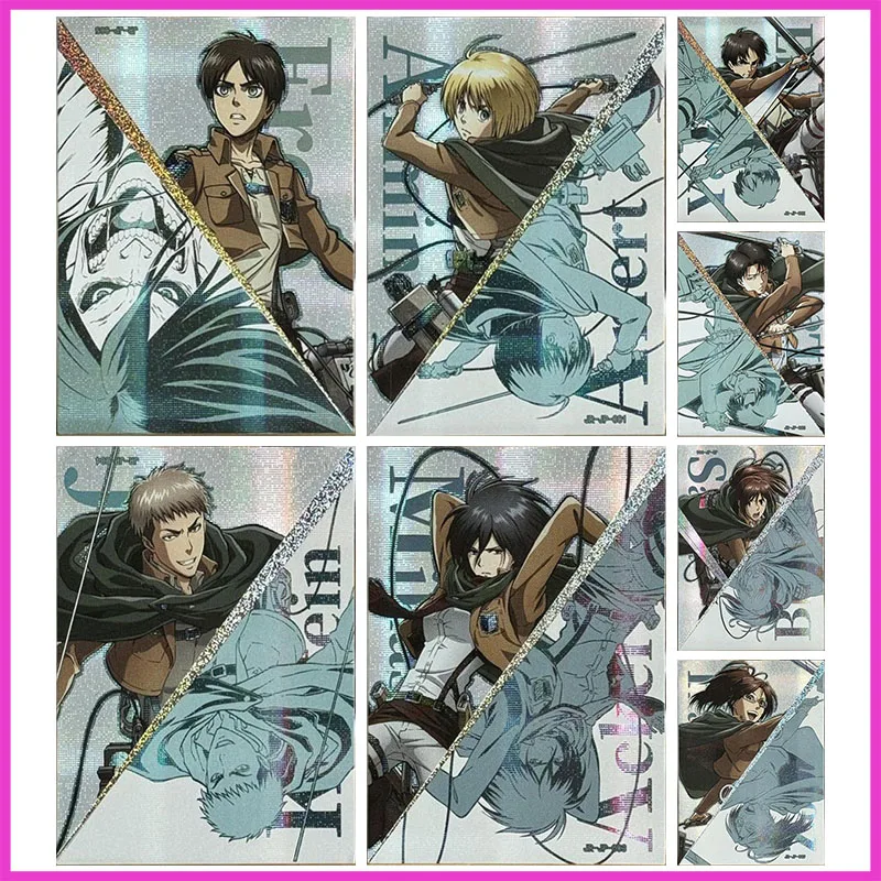 Anime-Attack-on-Titan-Rare-JP-Refraction-Game-Collectible-Cards-Eren ...