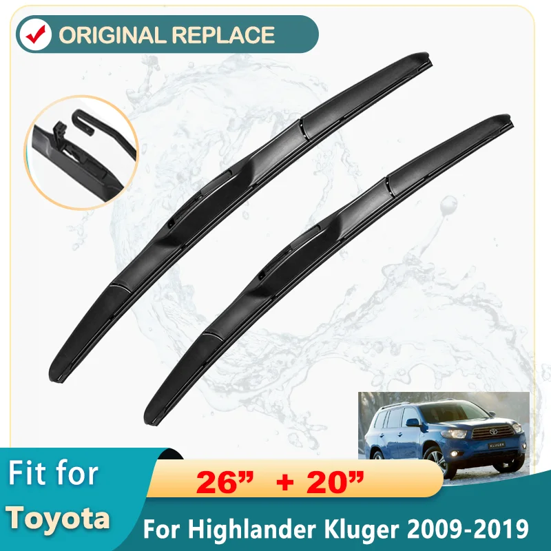 2019 Toyota Highlander Wiper Blade Size