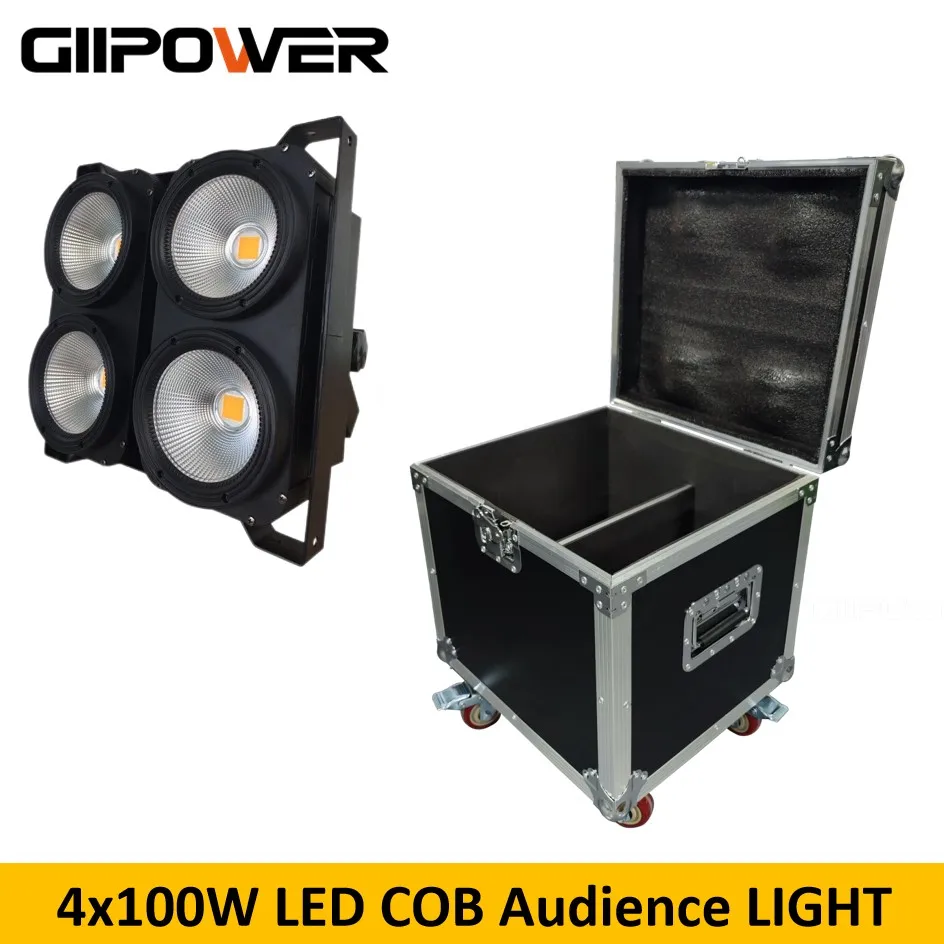 LED COB Par 400w Audience Light 4*100W COB Blinder Light Warm White ...