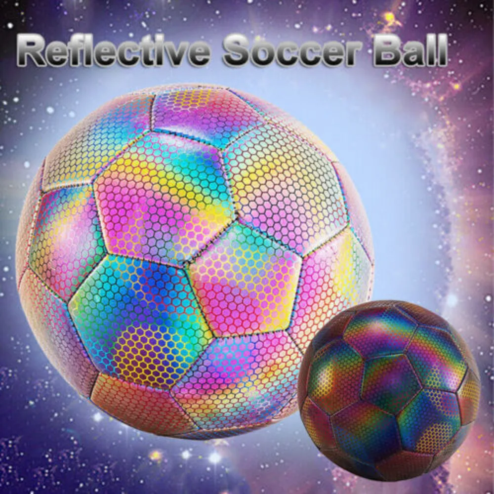 Reflective-Soccer-Ball-Light-Up-Football-Size-5-Glowing-Footballs-For ...
