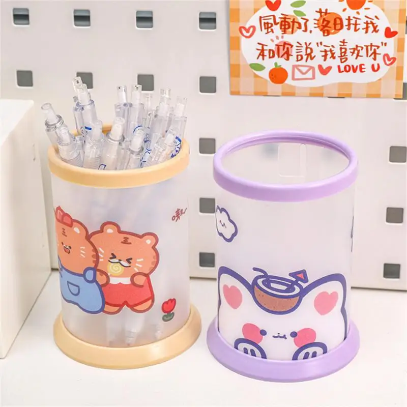 Cartoon-Creative-Circular-Folding-Pen-Holder-Small-Fresh-Ins-Stationery ...