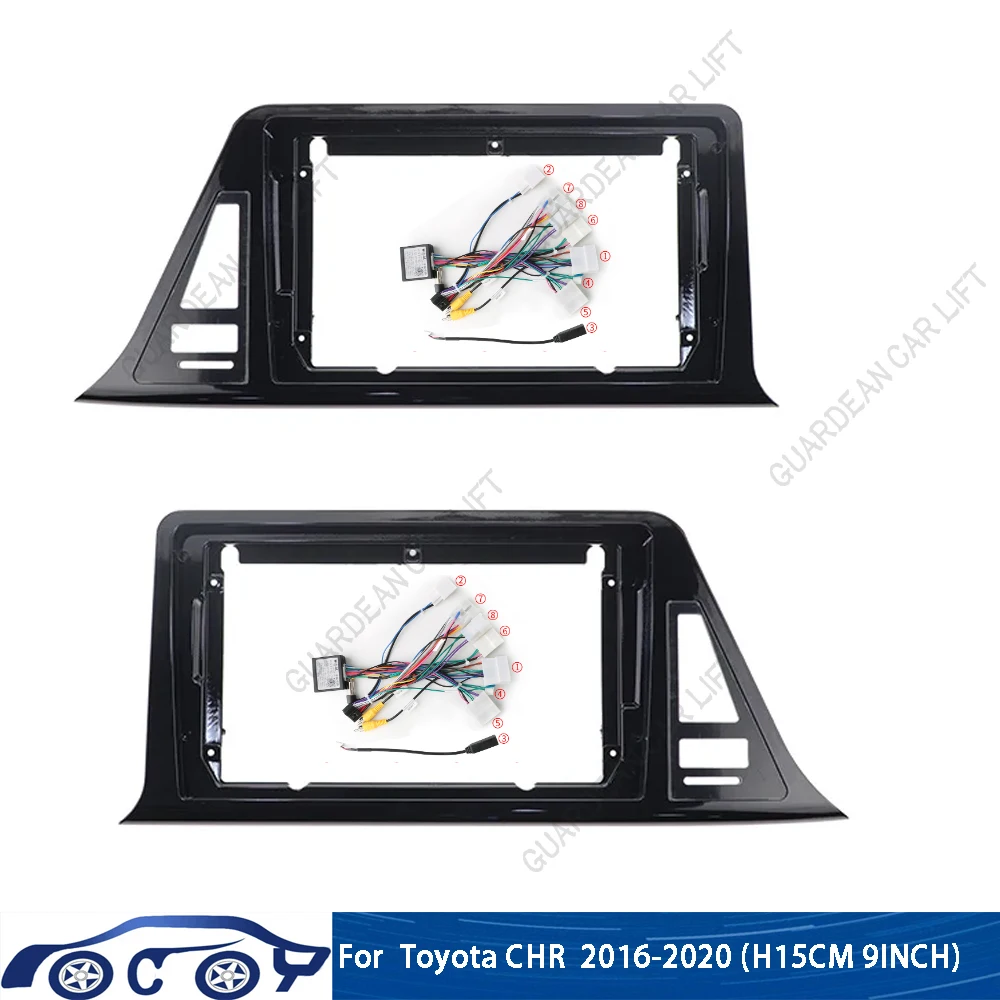 For-Toyota-CHR-C-HR-2016-2020-9Inch-15CM-Car-Radio-Fascias-Android-GPS ...