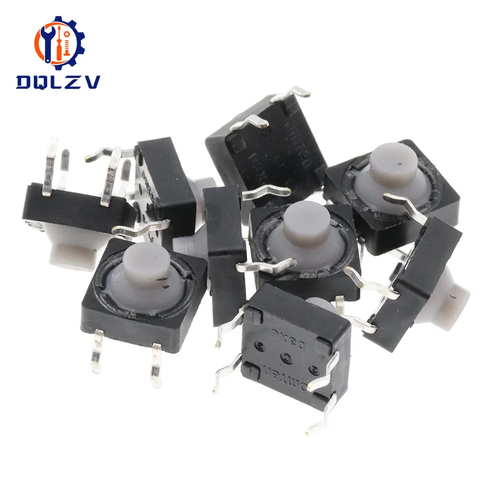 Interruptor-de-bot-n-t-ctil-de-silicona-silencioso-8x8x5MM-4-pines ...