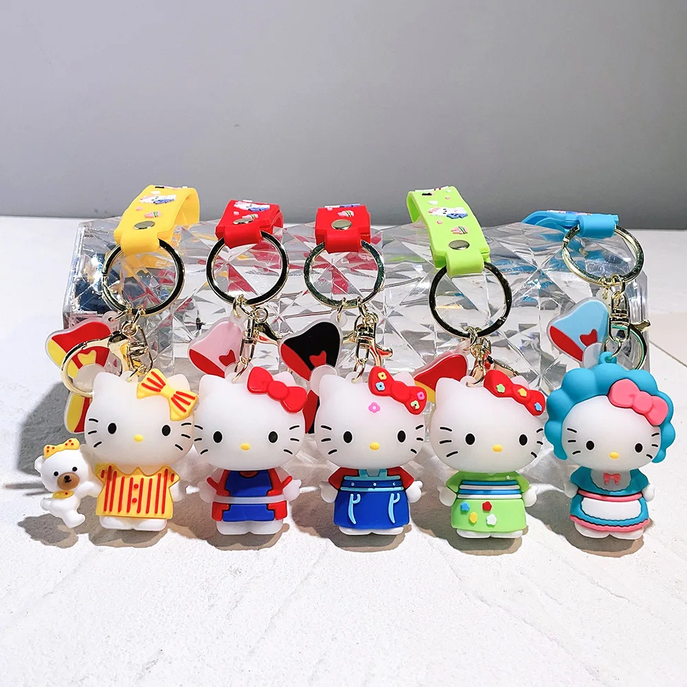 New-Kt-Cat-Couple-Key-Chain-Cat-Pendant-Doll-Key-Pendant-Gift-Wholesale ...