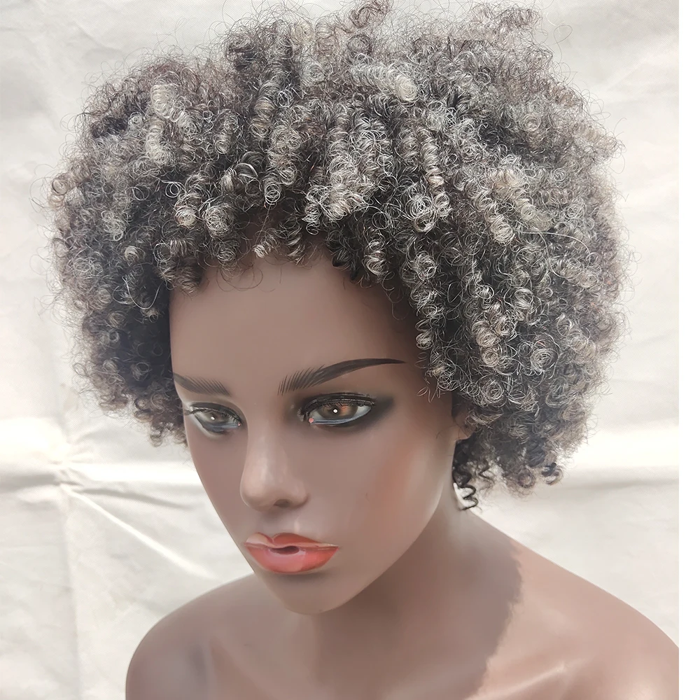 Grey-Curly-Bob-Wigs-Short-Silver-Grey-Afro-Kinky-Curly-Wigs-For-Women ...