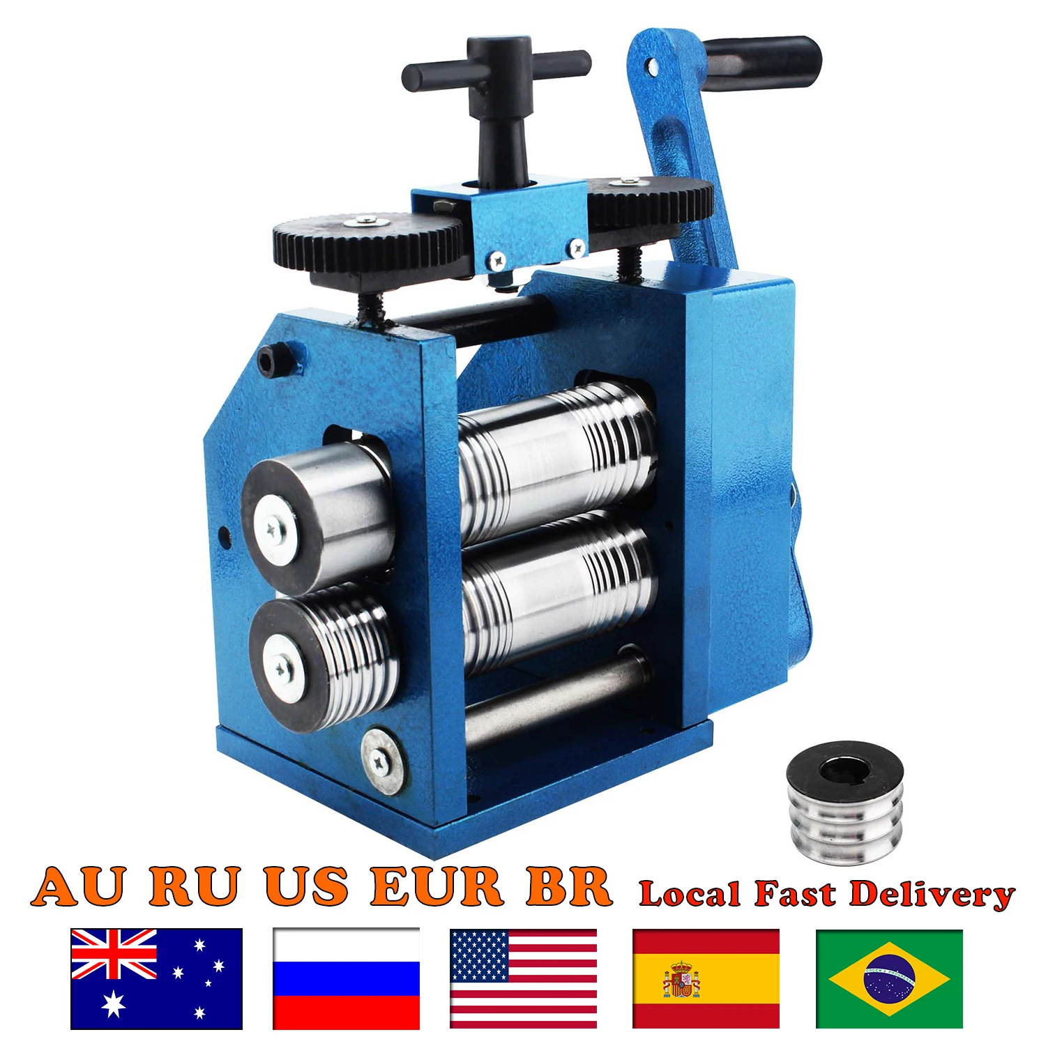 Manual Jewelry Rolling Mill Machine – 1:2.5 Gear Ratio, 0.1-7mm ...