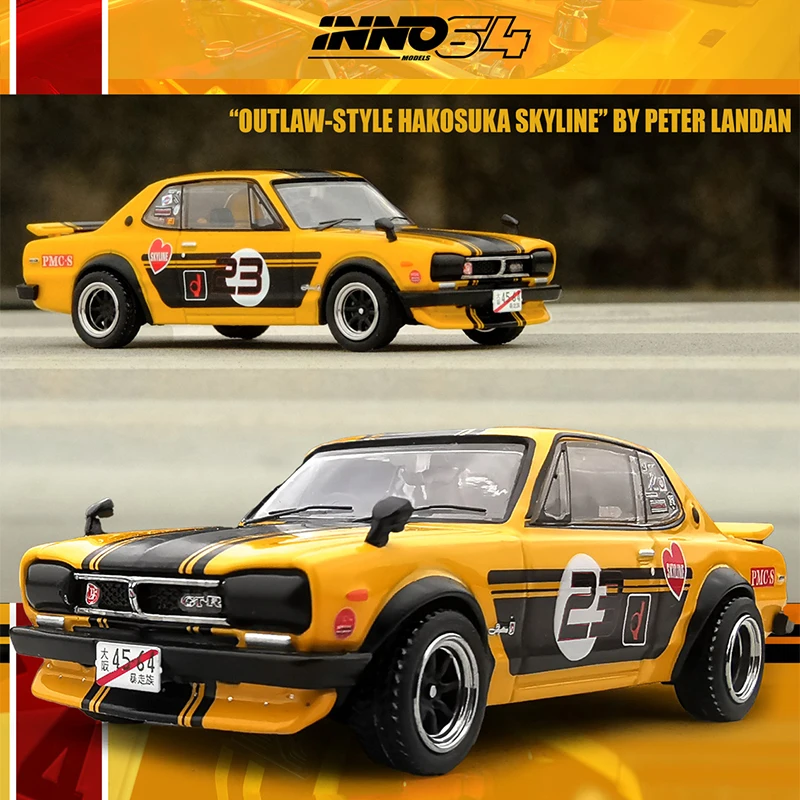 INNO-HAKOSUKA-Skyline-2000-Diecast-Diecast-Car-Model-Brinquedos-Em ...