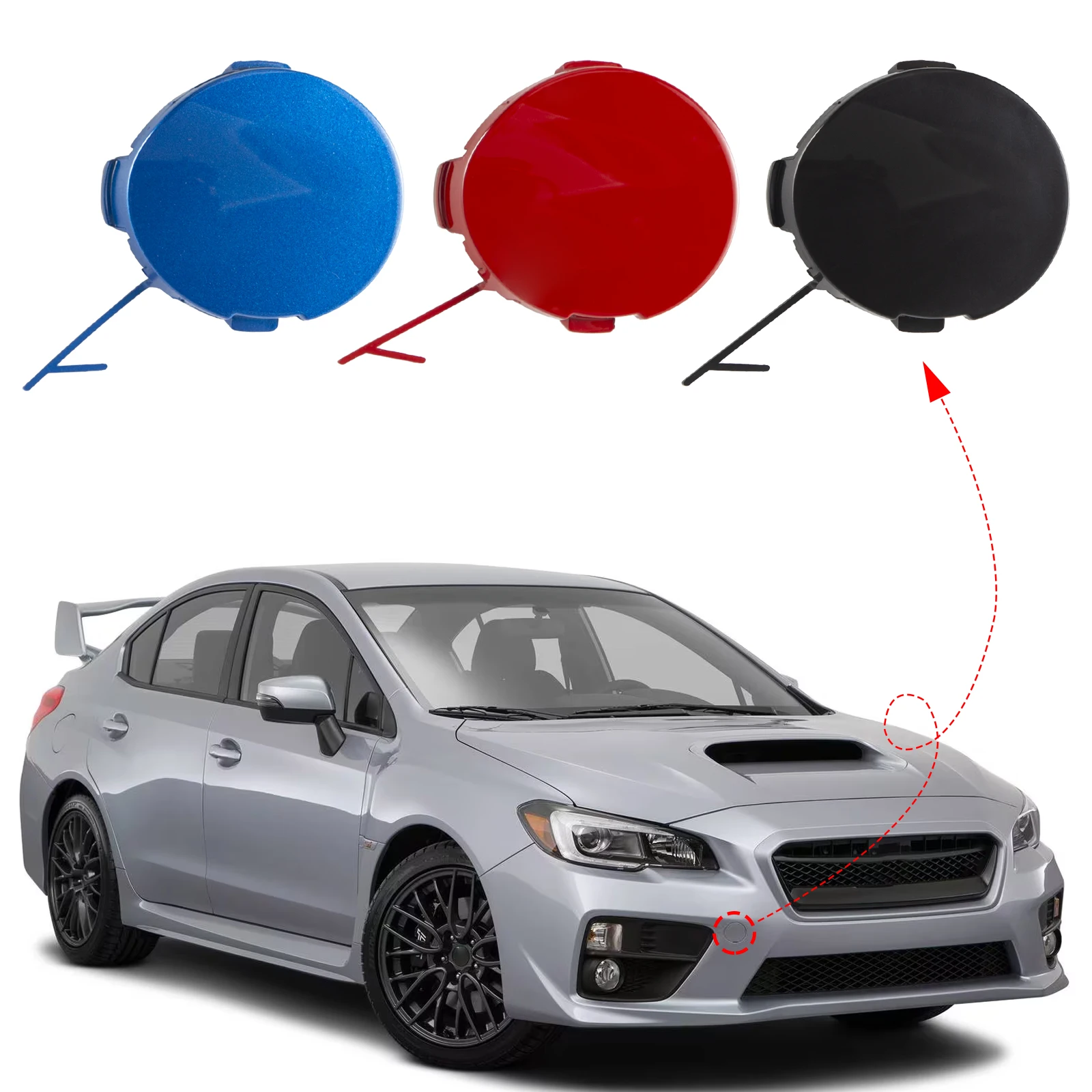 Front-Bumper-Tow-Hook-Cover-Cap-Eye-Trailer-Cover-Trailer-hole-cover ...