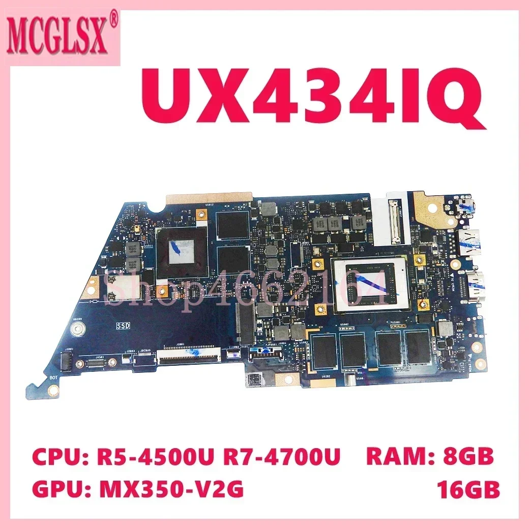 UX434IQ with 8GB/16GB-RAM MX350-V2G GPU R5-4500U R7-4700U CPU Laptop ...