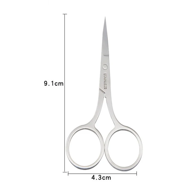 1Pcs Eyebrow Scissor Makeup Eyelash Trimmer Facial Hair Remover ...