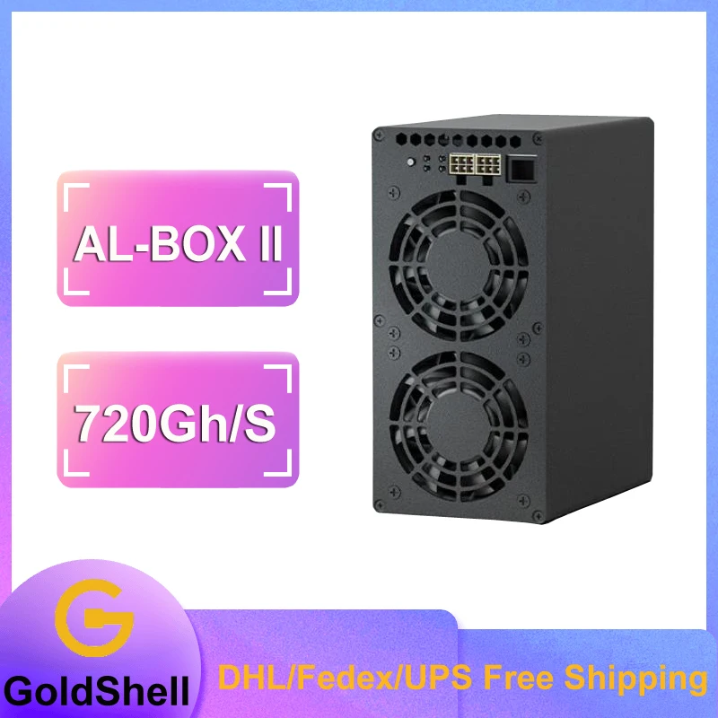 New-Goldshell-AL-BOX-II-720Gh-s-360W-ALPH-Miner-Blake3-Algorithm ...