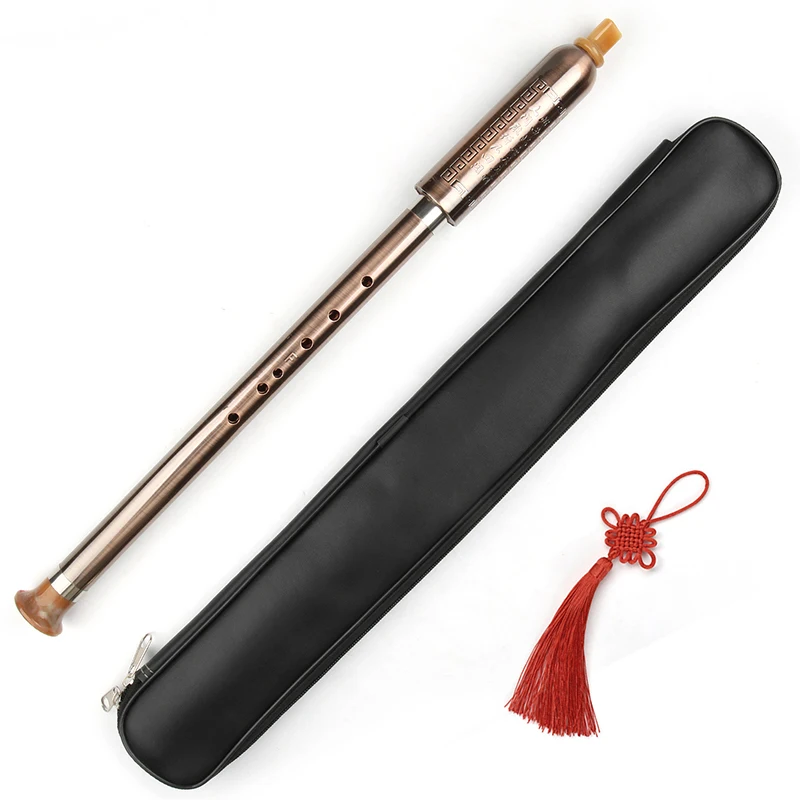 Chinese-Bawu-Copper-Flute-Copper-Plated-Concert-Musical-Instruments ...