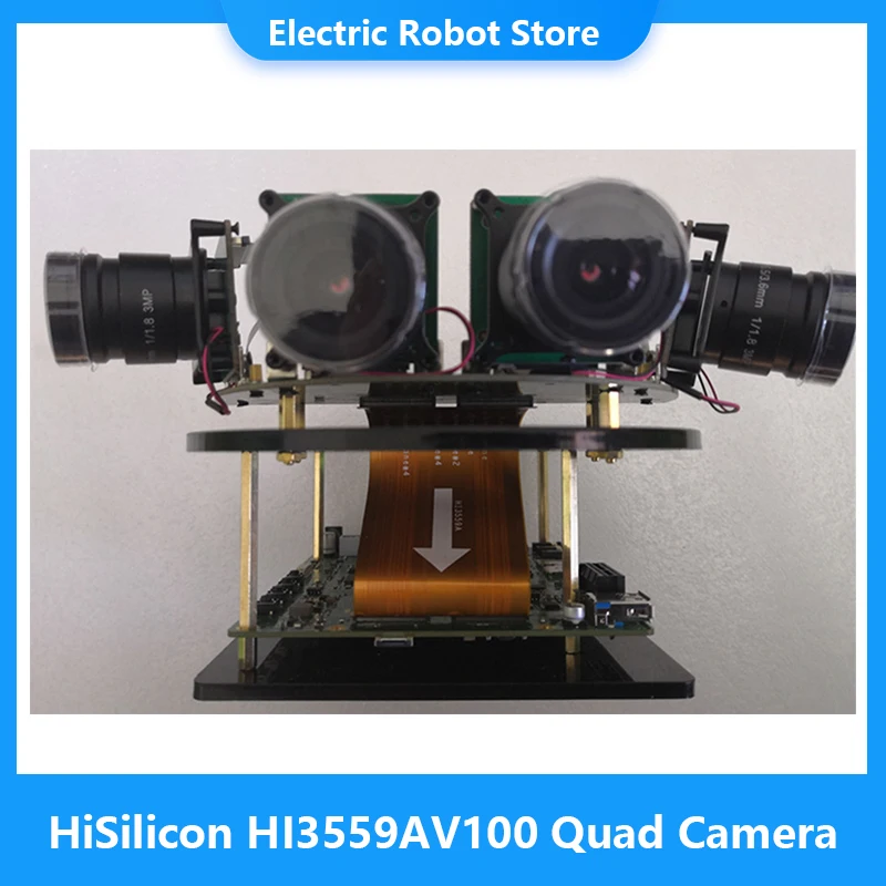 HiSilicon HI3559AV100 Quad Camera, Support panoramic AI H264H265 ...
