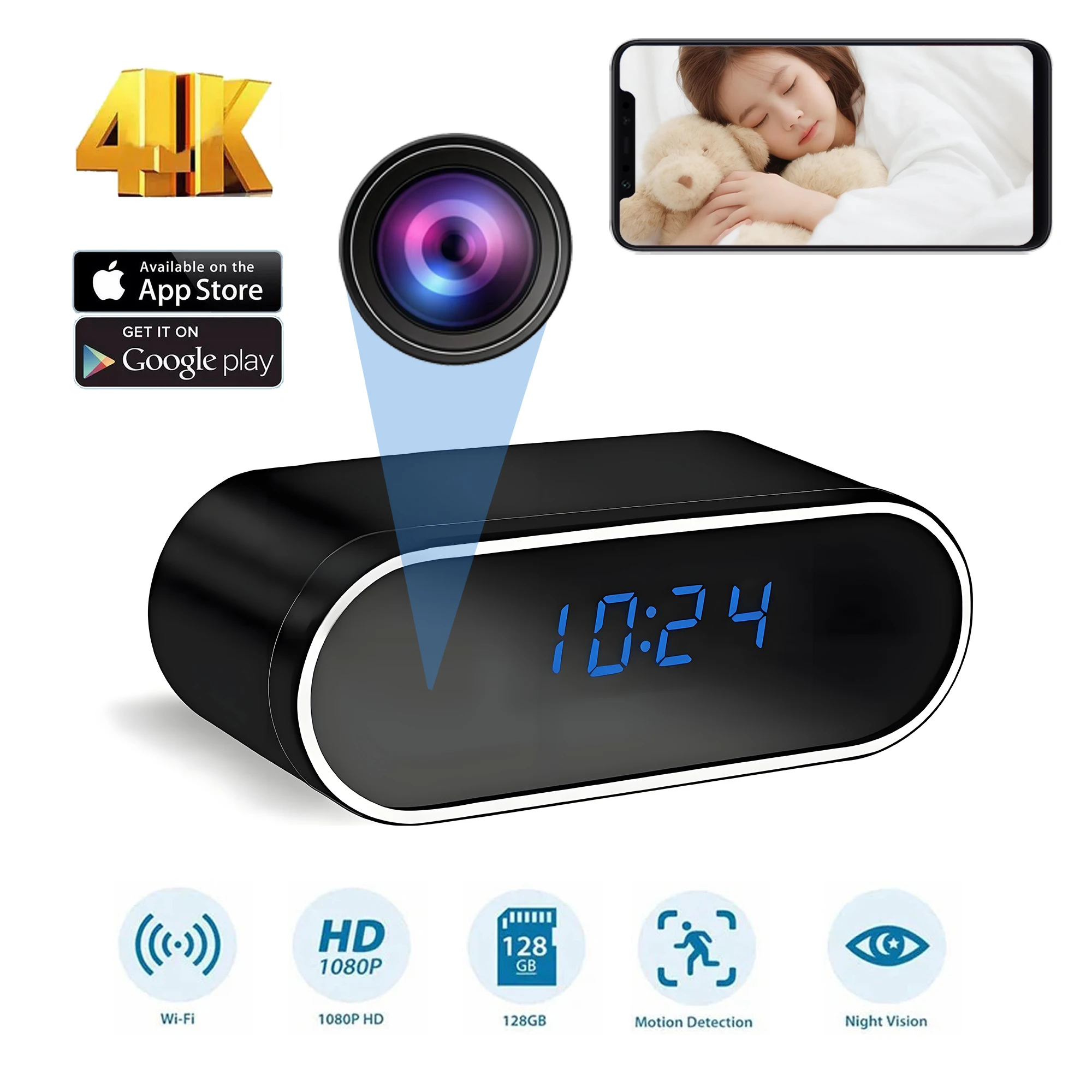 1080P-WiFi-Mini-Camera-Full-HD-Clock-Camera-with-Movement-Detect-Night ...