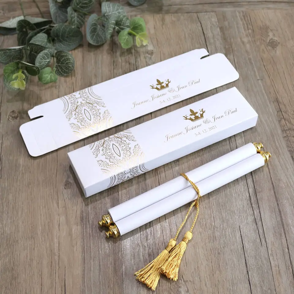 Blank High End Elegant Wedding Invitations