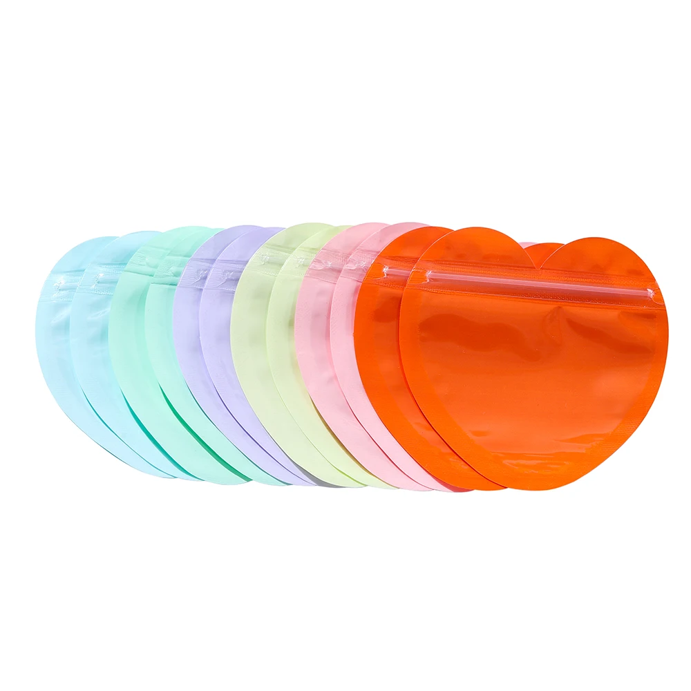 10pcs/lot Heart shaped Jewelry Self Sealing Bag Jewelry Pouch with ...
