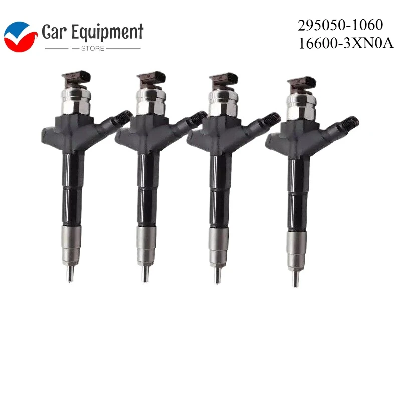 Set of 4 Diesel Fuel Injector nozzle 16600-3XN0A 295050-1060 For NISSAN ...